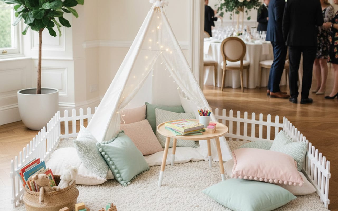 Créer un “coin enfants” parfait pour une fête de famille (baptême ...